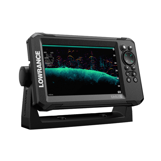 Lowrance Eagle-7 Split Shot Depth Sounder Fishfinder, HD Transducer, C ...