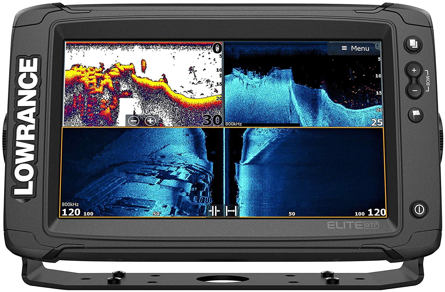Elite-9 Ti2-9-inch Fish Finder no Transducer Model Wireless Networking ...