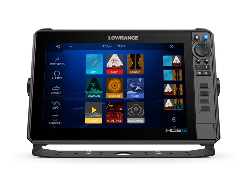 Lowrance HDS-12 Pro Fishfinder and Depth Sounder No Transducer ...