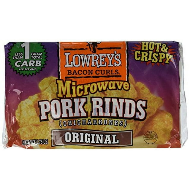 Lowrey's Microwave Pork Rinds 1.75oz ( 3-Pack ) - Walmart.com