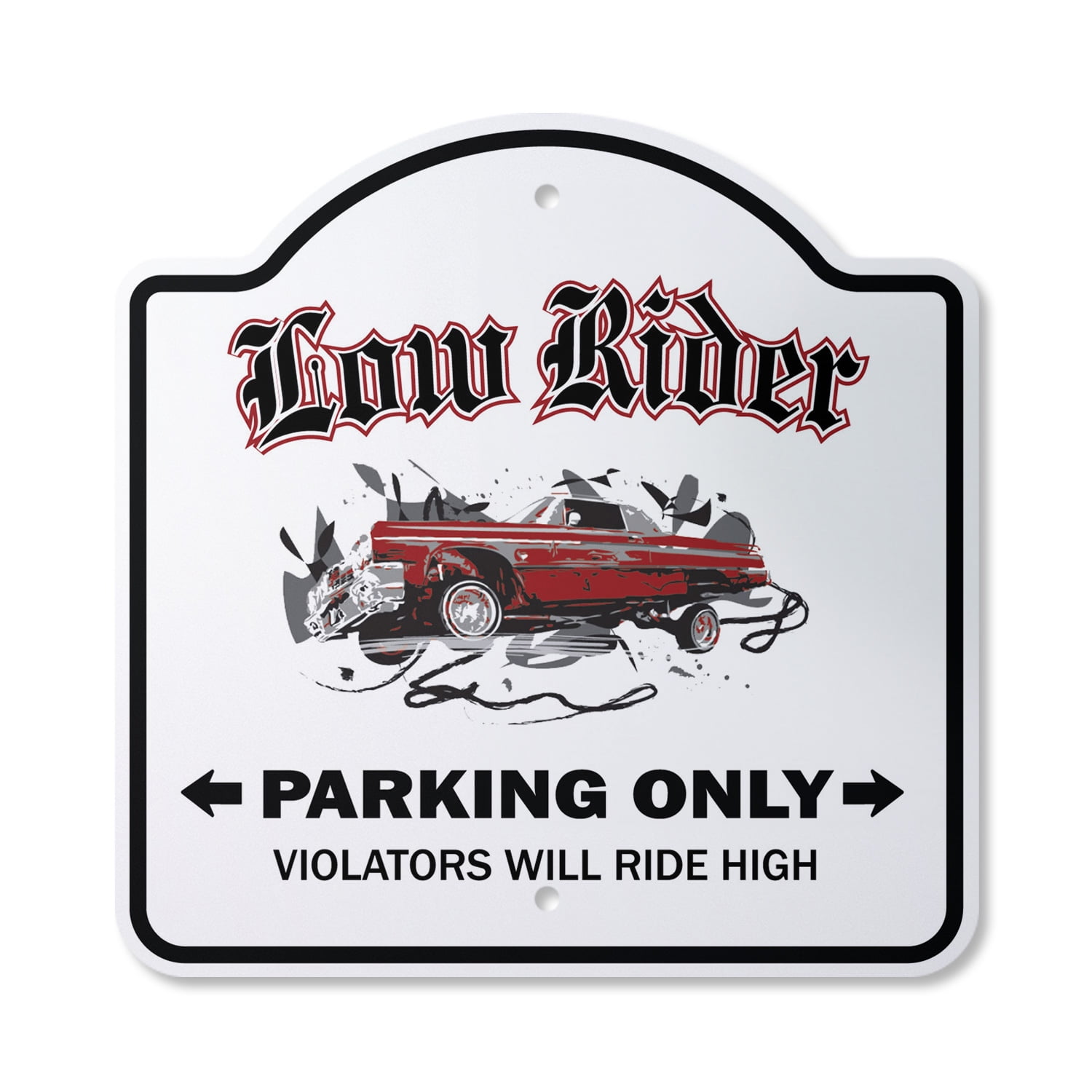 Lowrider 12" X 12" Sign | Indoor/Outdoor Plastic | SignMission Designer ...