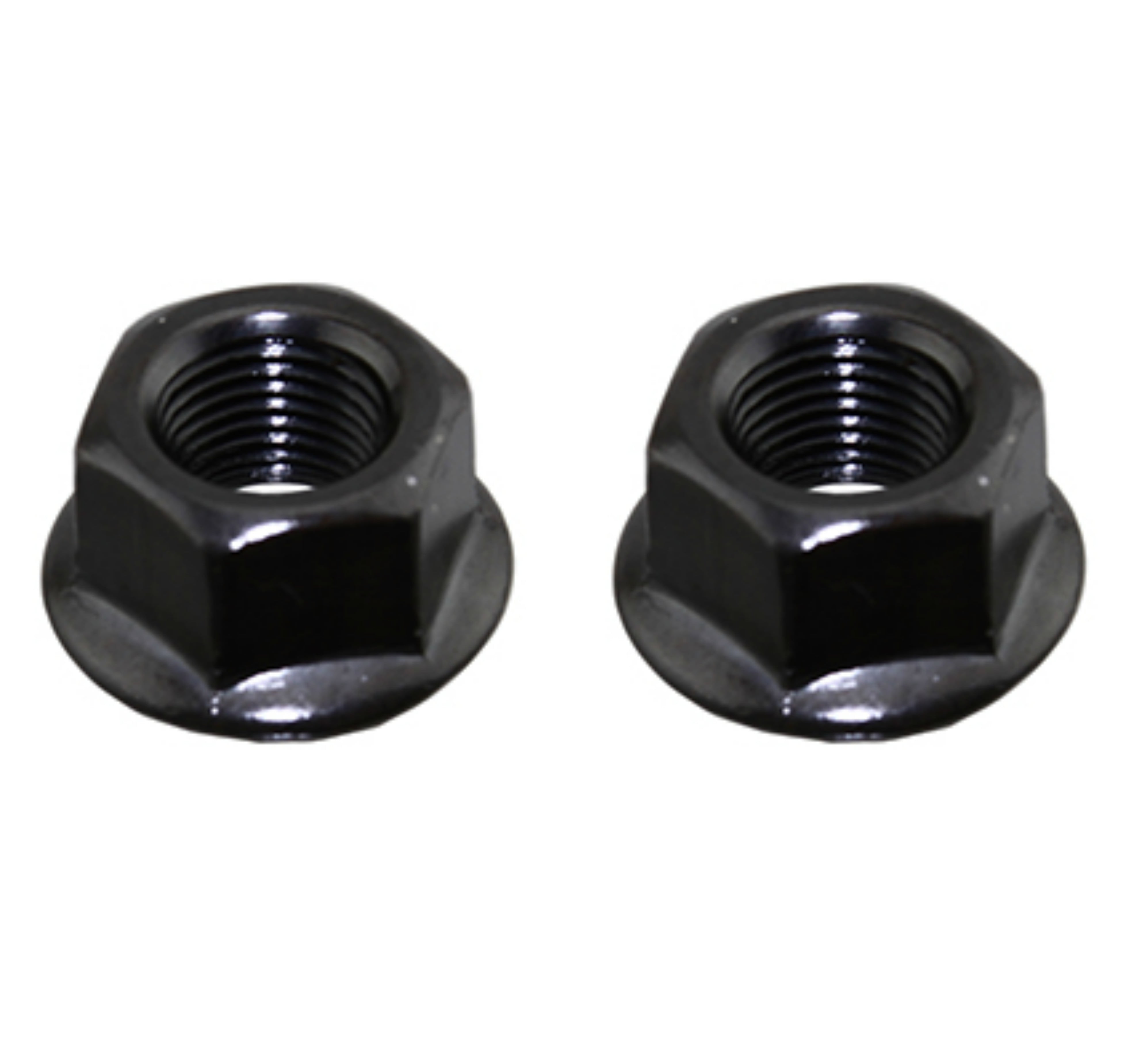 Lowrider 2 - Hub Axle Nuts 3/8 x 26t Front/Rear Black. Set of axle nut ...