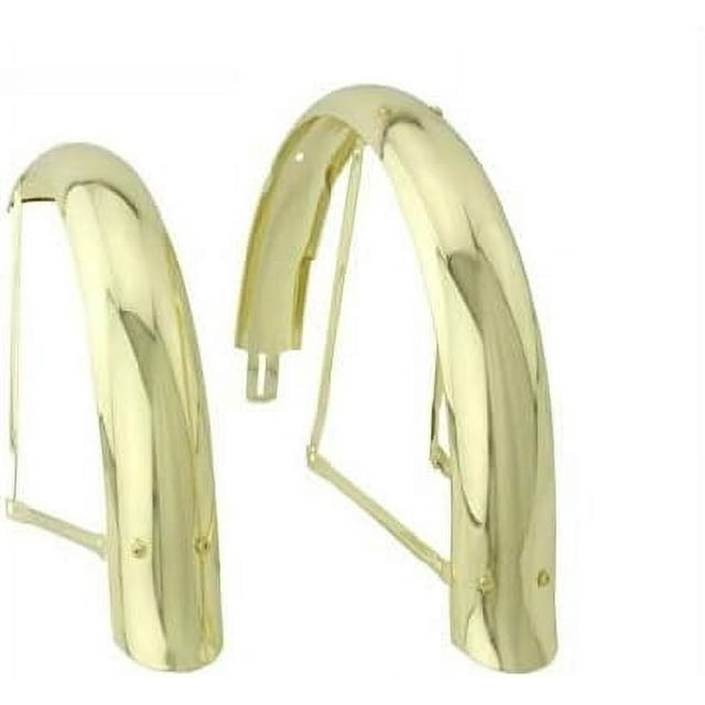 Lowrider 20" Flared Adjustable Fender Set Gold. for Bicycles, Bikes ...