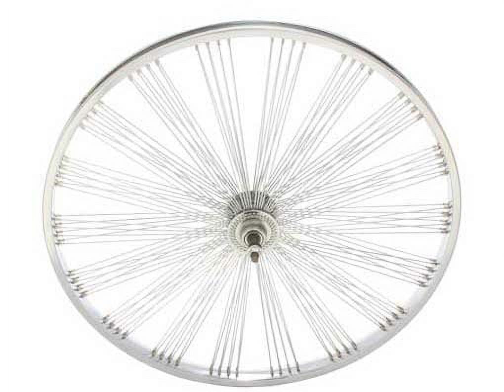 Lowrider 26" Fan 144 Spoke Free Wheel Bicycle Rim, 14G, Chrome ...