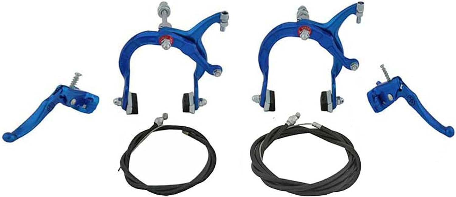 Lowrider Blue Alloy Bike Mx Brake Set. Front and Rear Bicycle Brake Set ...
