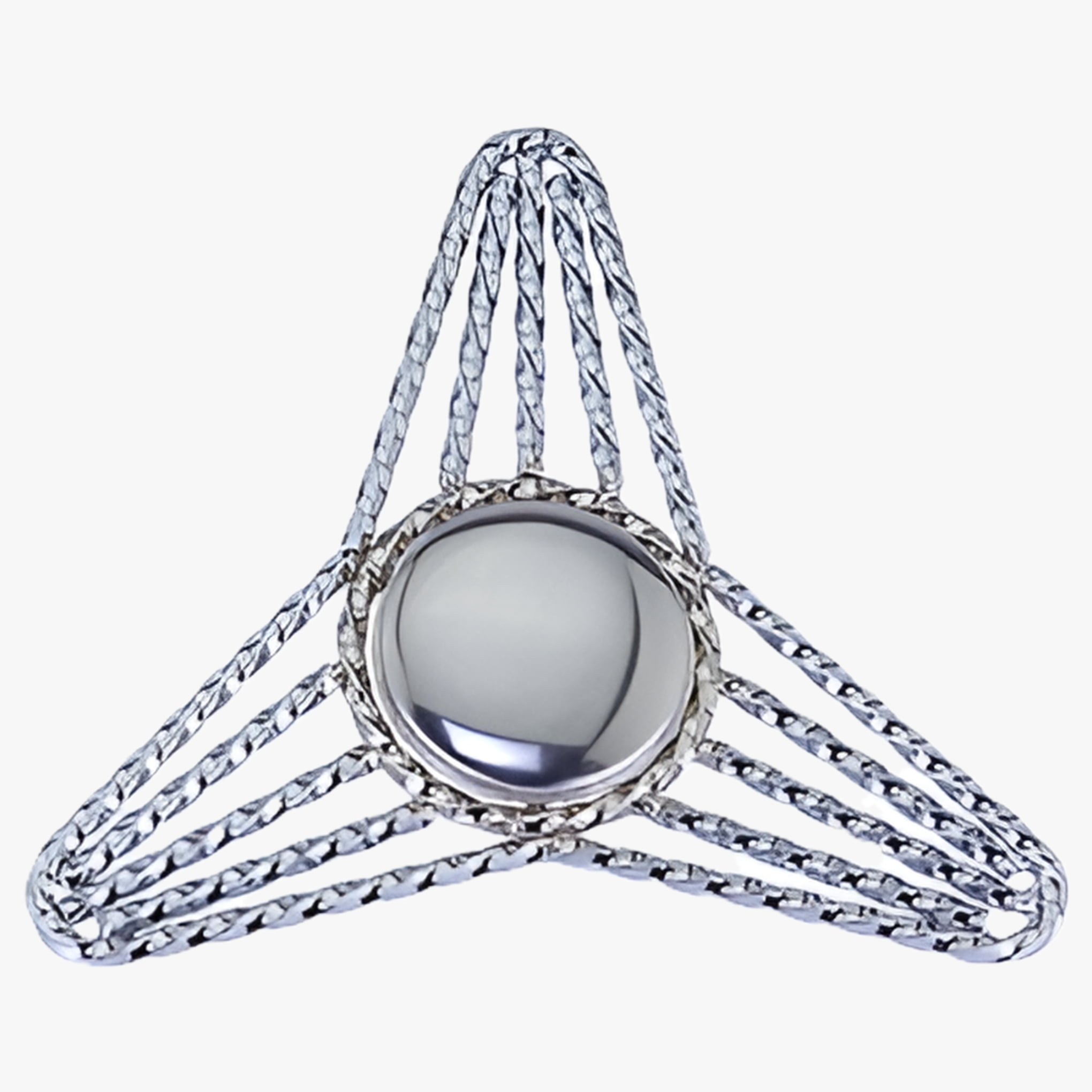 Lowrider Chrome Triangle Twisted Knock-Off Threadless. Bike Part for ...