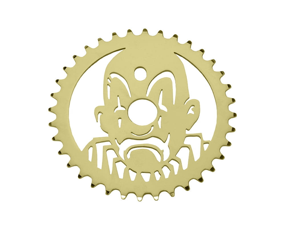 Lowrider Clown Gold Steel Chainring 1/2 X 1/8 36t for Bikes - Walmart ...