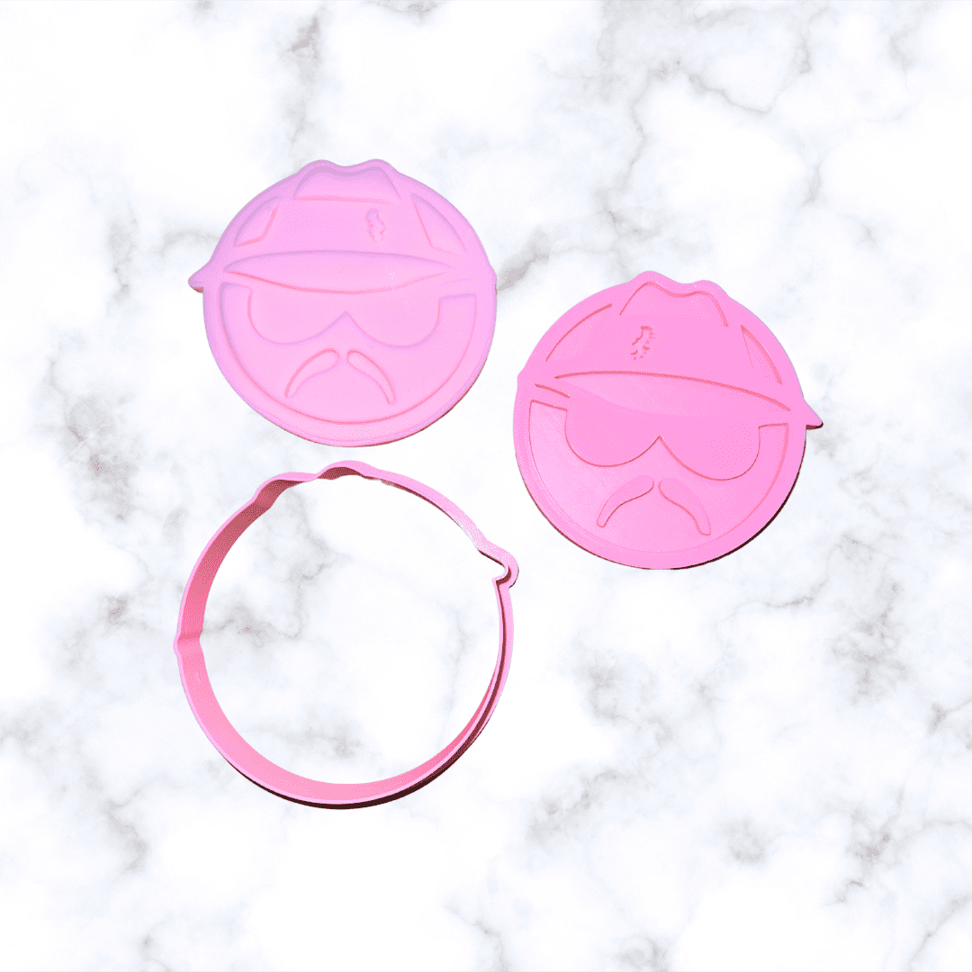 Lowrider Face and Bomb Car Cookie cutter and Stamp - Walmart.com