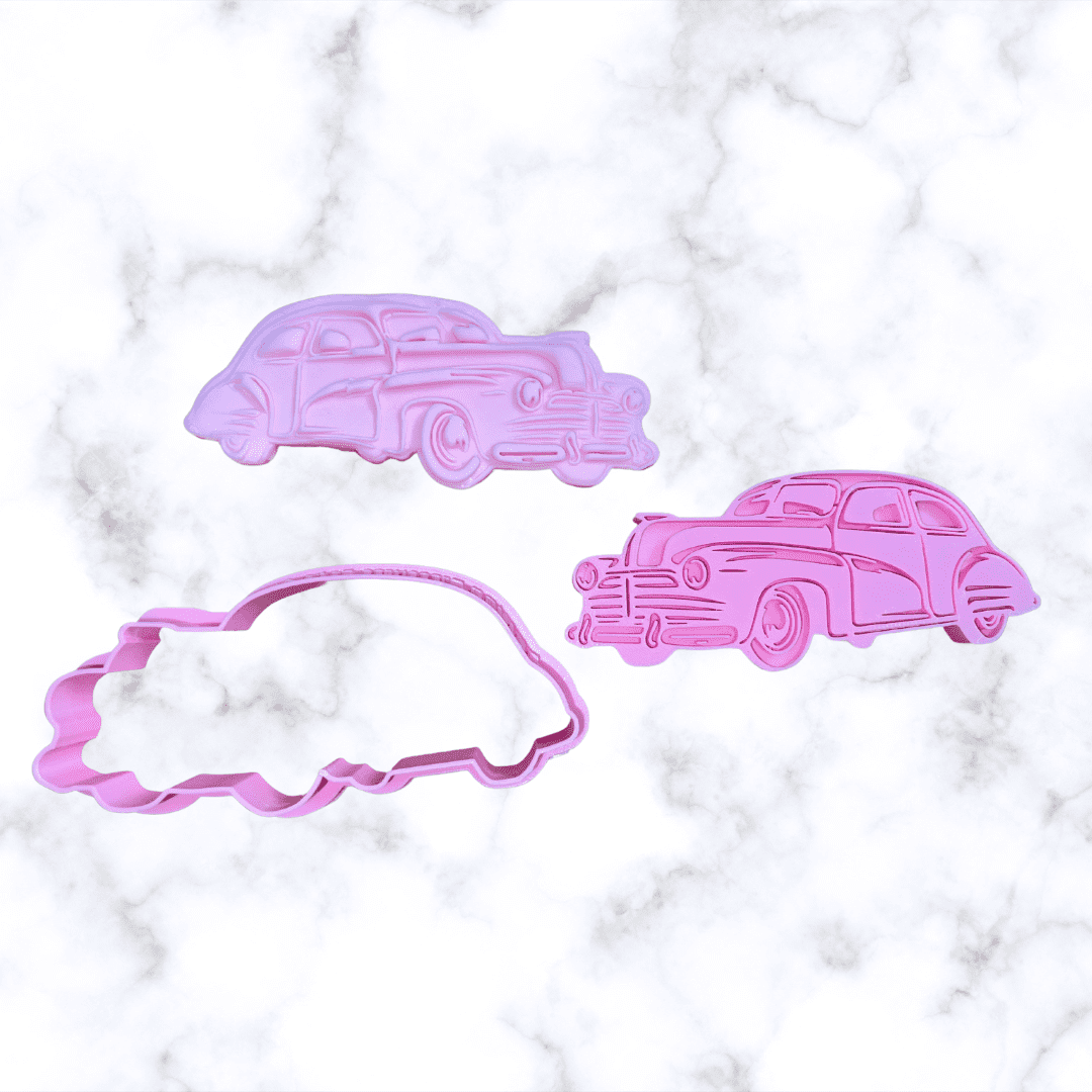 Lowrider Face and Bomb Car Cookie cutter and Stamp - Walmart.com