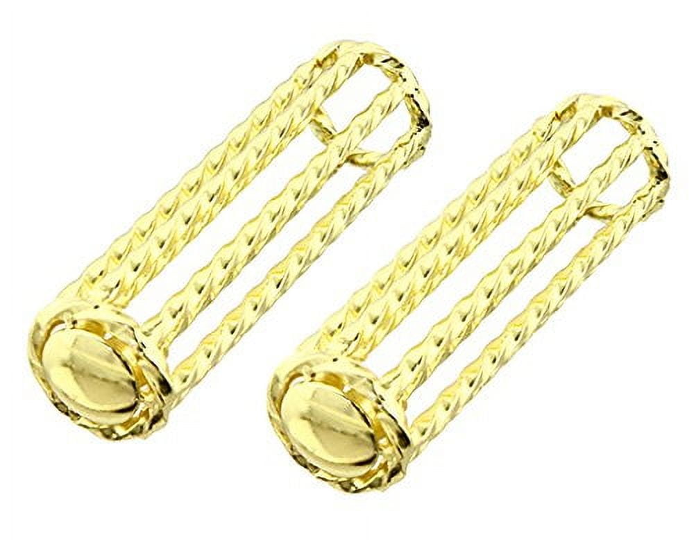 Lowrider Twisted Grips Gold Handlebar Grip Steel - Walmart.com