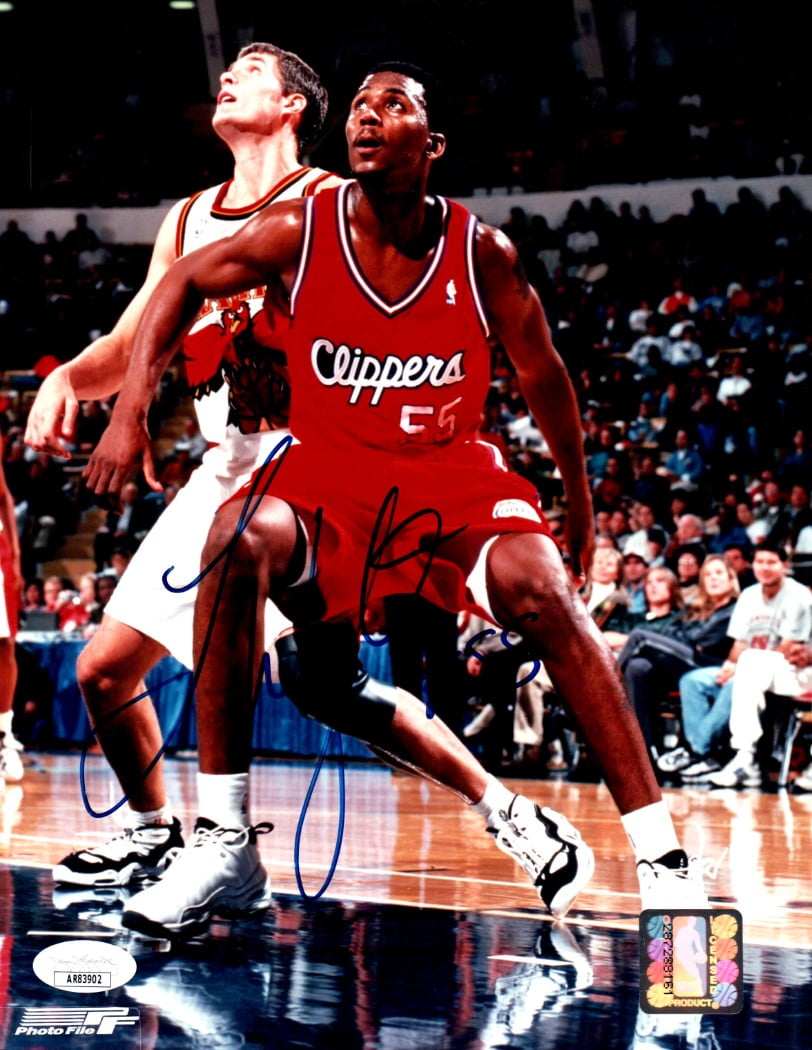 Loy Vaught Signed Autographed 8X10 Photo Clippers vs. Hawks JSA AR83902 ...
