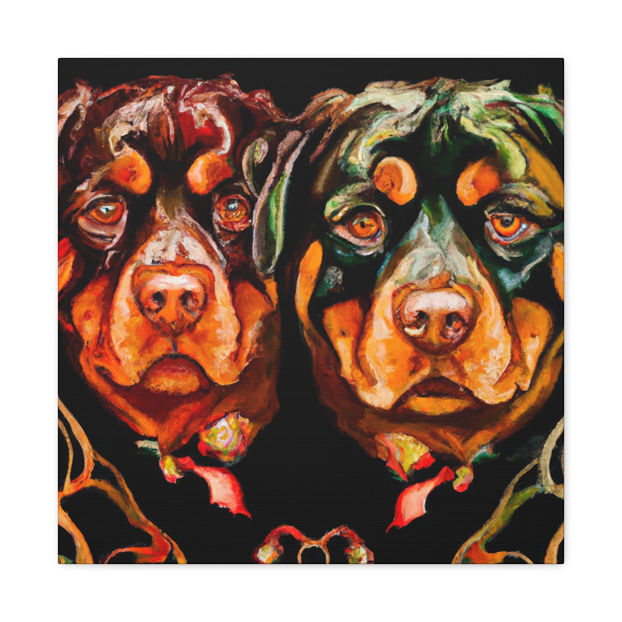 "Loyal Rottweiler Friend" - Canvas - Walmart.com