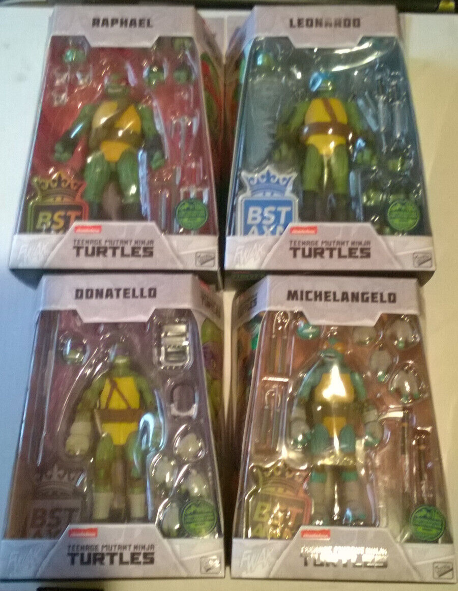 Loyal Subjects BST AXN TMNT 2023 - IDW Comic Wave Set Of 4 Turtles ...