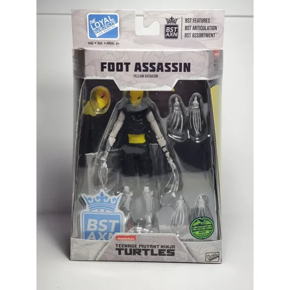 The Loyal Subjects BST AXN Teenage Mutant Ninja Turtles Foot Yellow ...