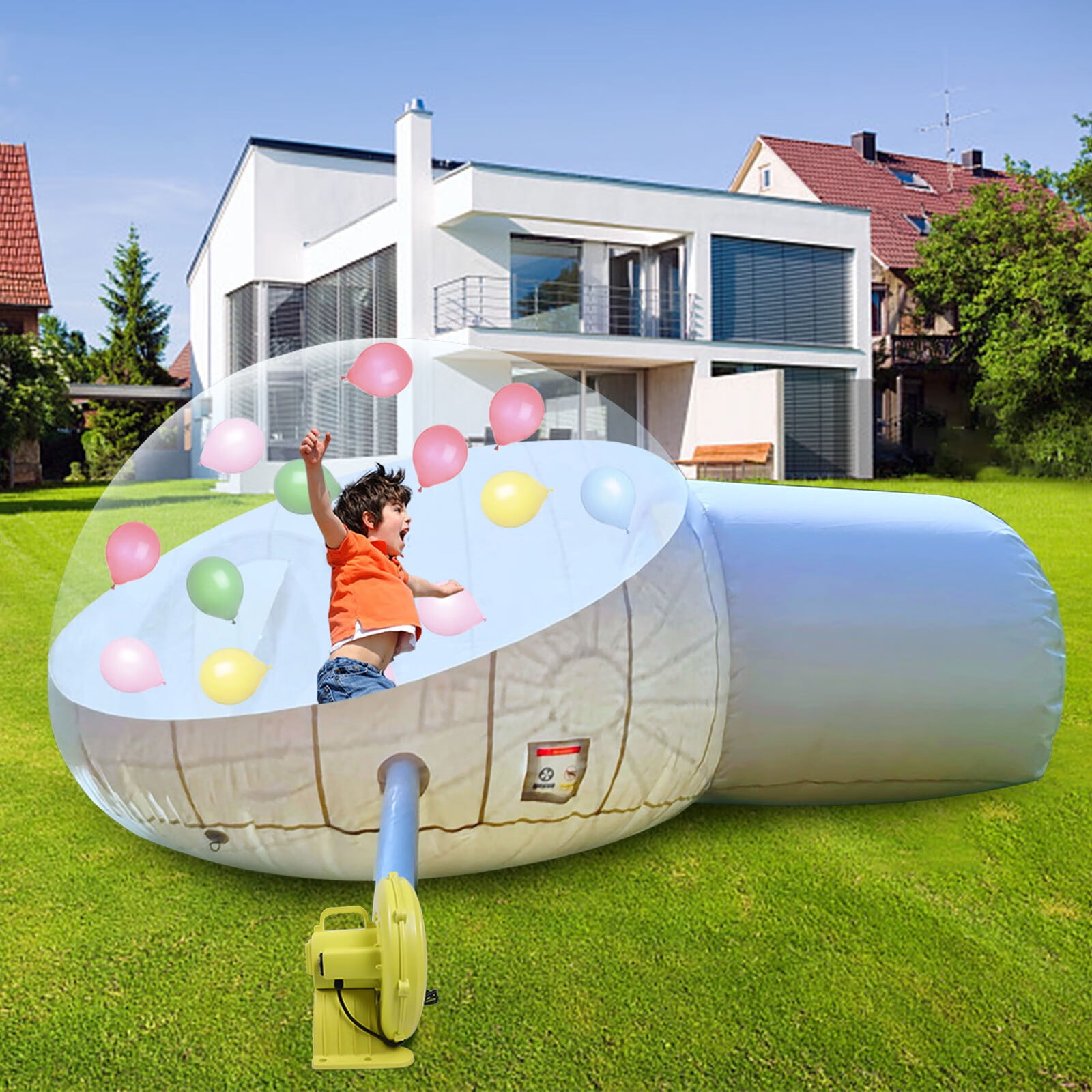 Loyalheartdy 13x10Ft Inflatable Bubble House Camping Tent Foldable ...
