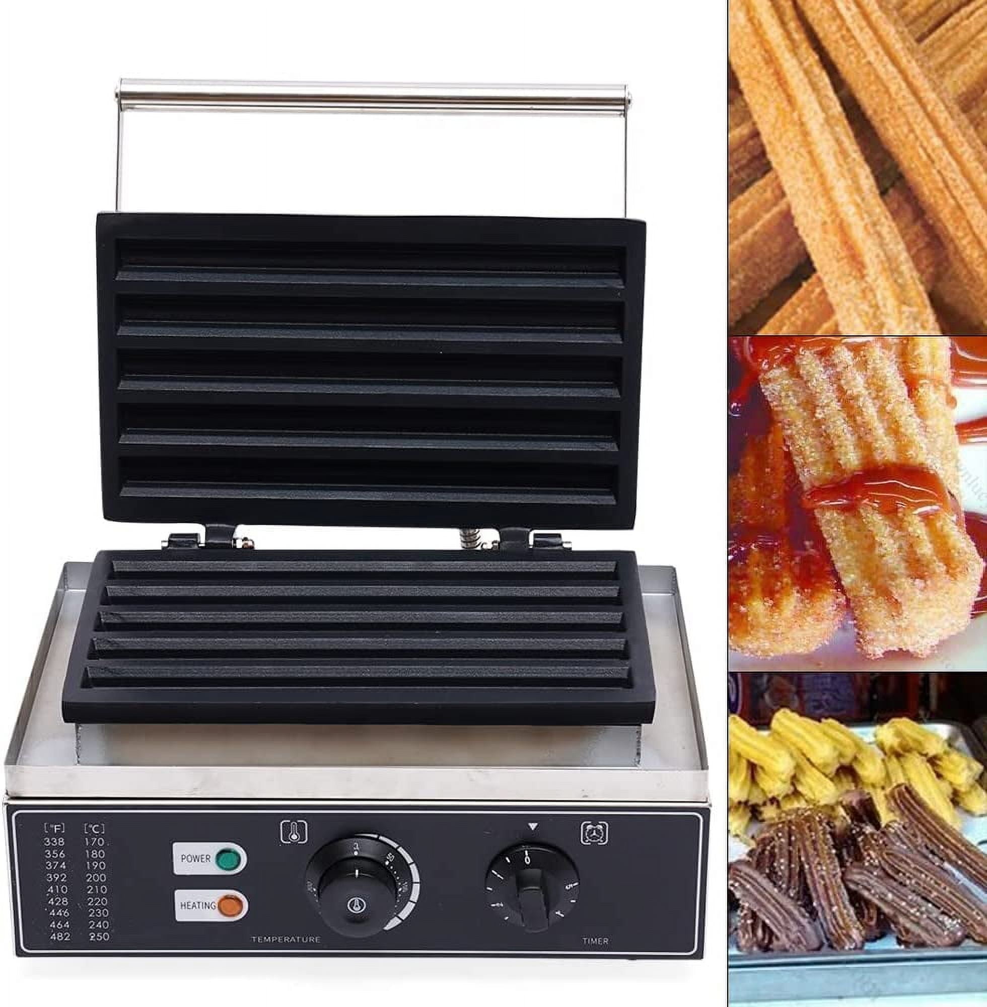 Loyalheartdy 1550W Automatic Stainless Steel Commercial Churro Waffle ...