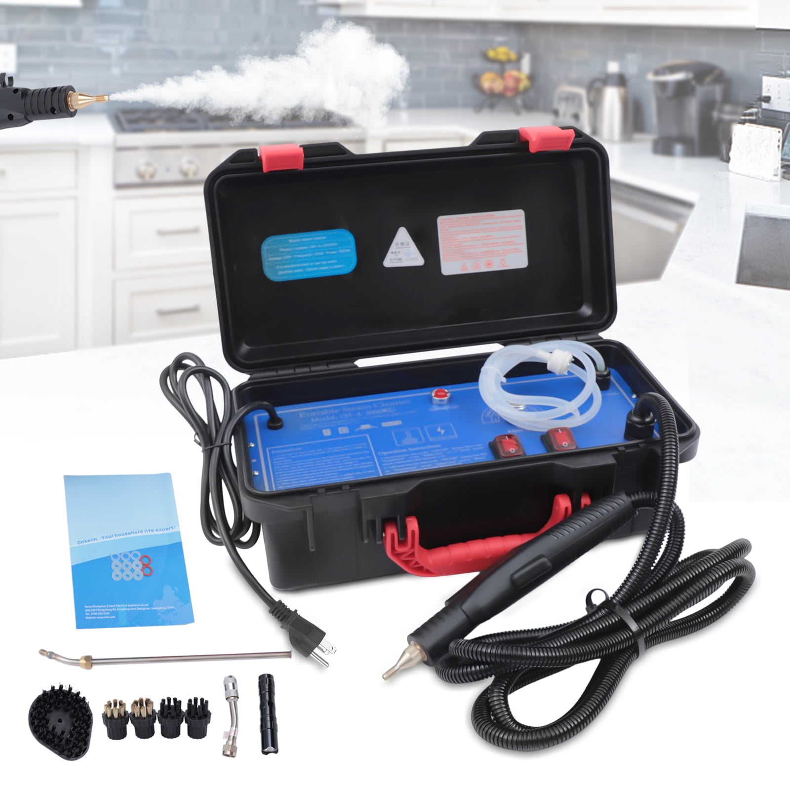 Loyalheartdy On-Demand Steam Cleaner, 1700W 110V High Pressure Steam ...