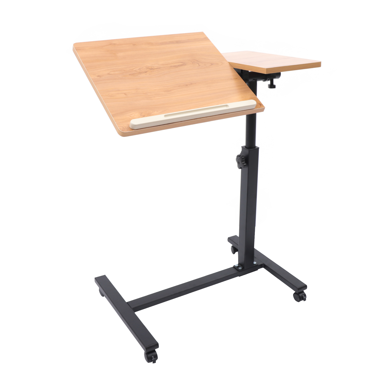 Loyalheartdy Rolling Laptop Desk Tilting Laptop Bed Side Sofa Table ...