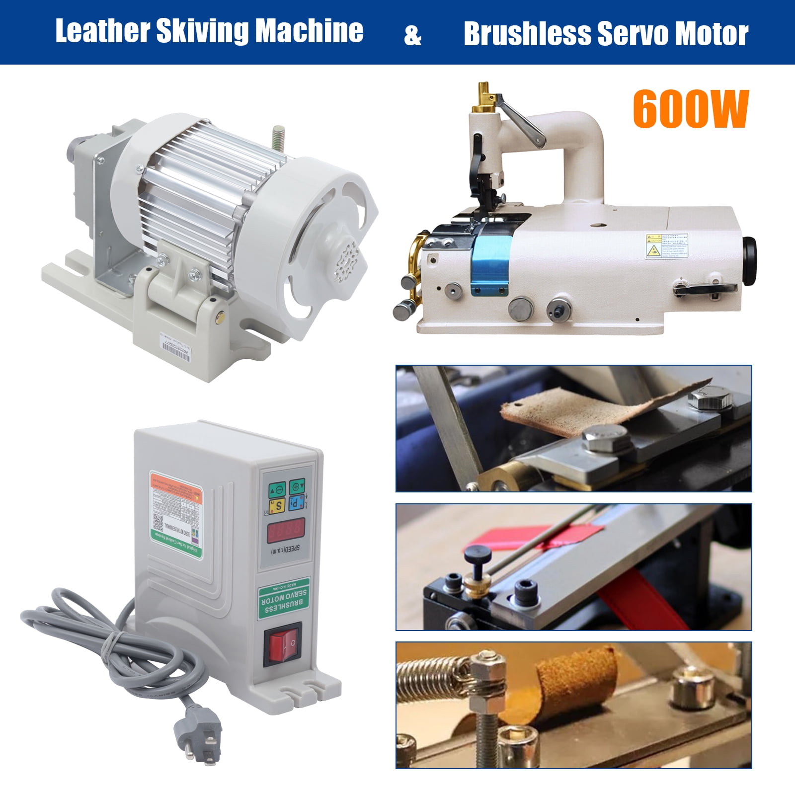 Loyalheartdy SM-801 Electric Leather Skiving Machine, Industrial ...