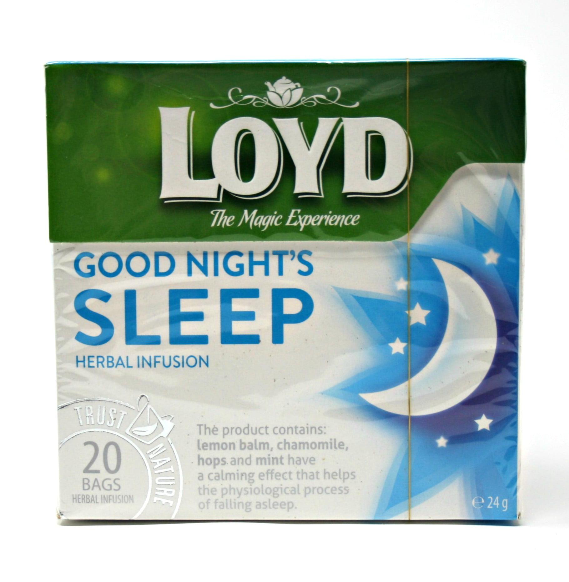 Loyd Good Night's Sleep Herbal Infusion 20 Teabags - Walmart.com