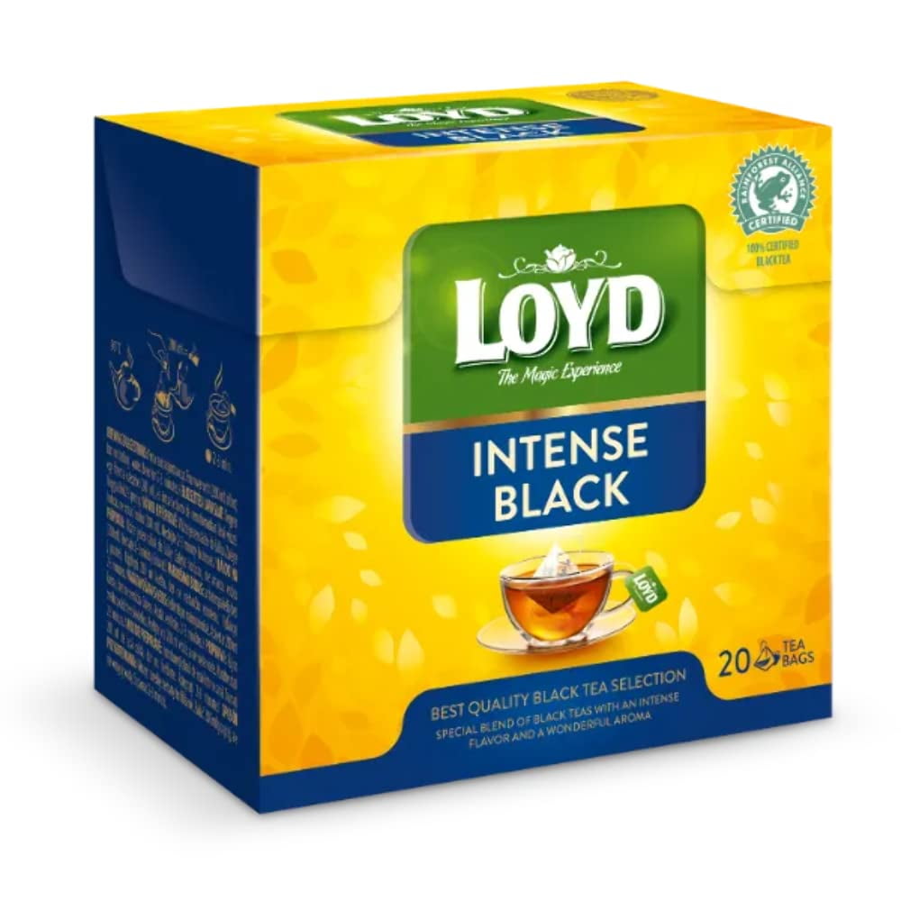 Loyd Intense Black Tea Magic Experience Box of 20 Tea Bags Imported ...