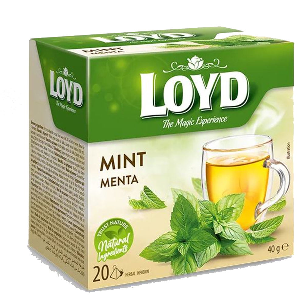 Loyd Mint Menta Tea The Magic Experience Box of 20 Tea Bags - Walmart.com