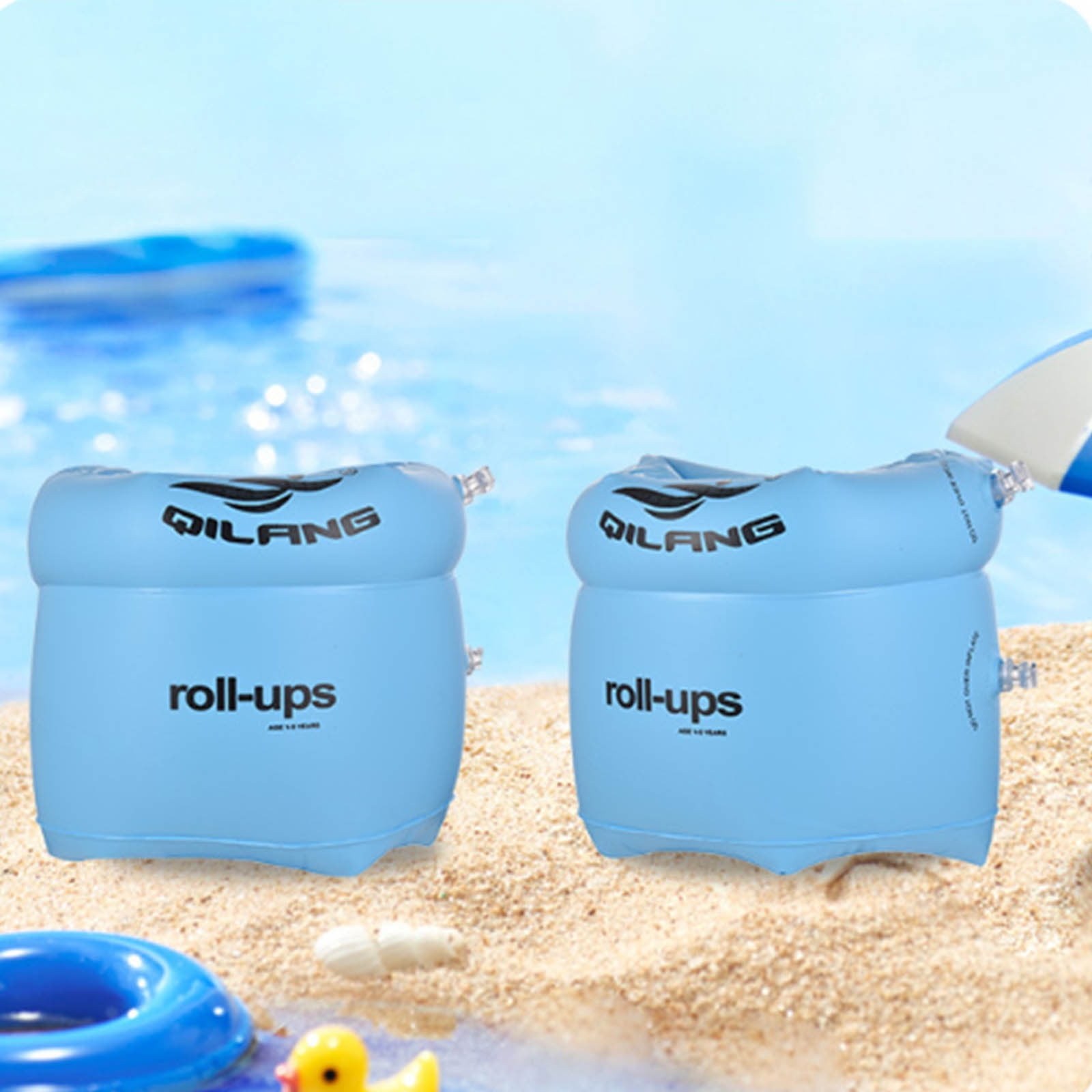 Loyerfyivos 1 Pair Arm Float Rings Inflatable Sleeves,Kids Children ...