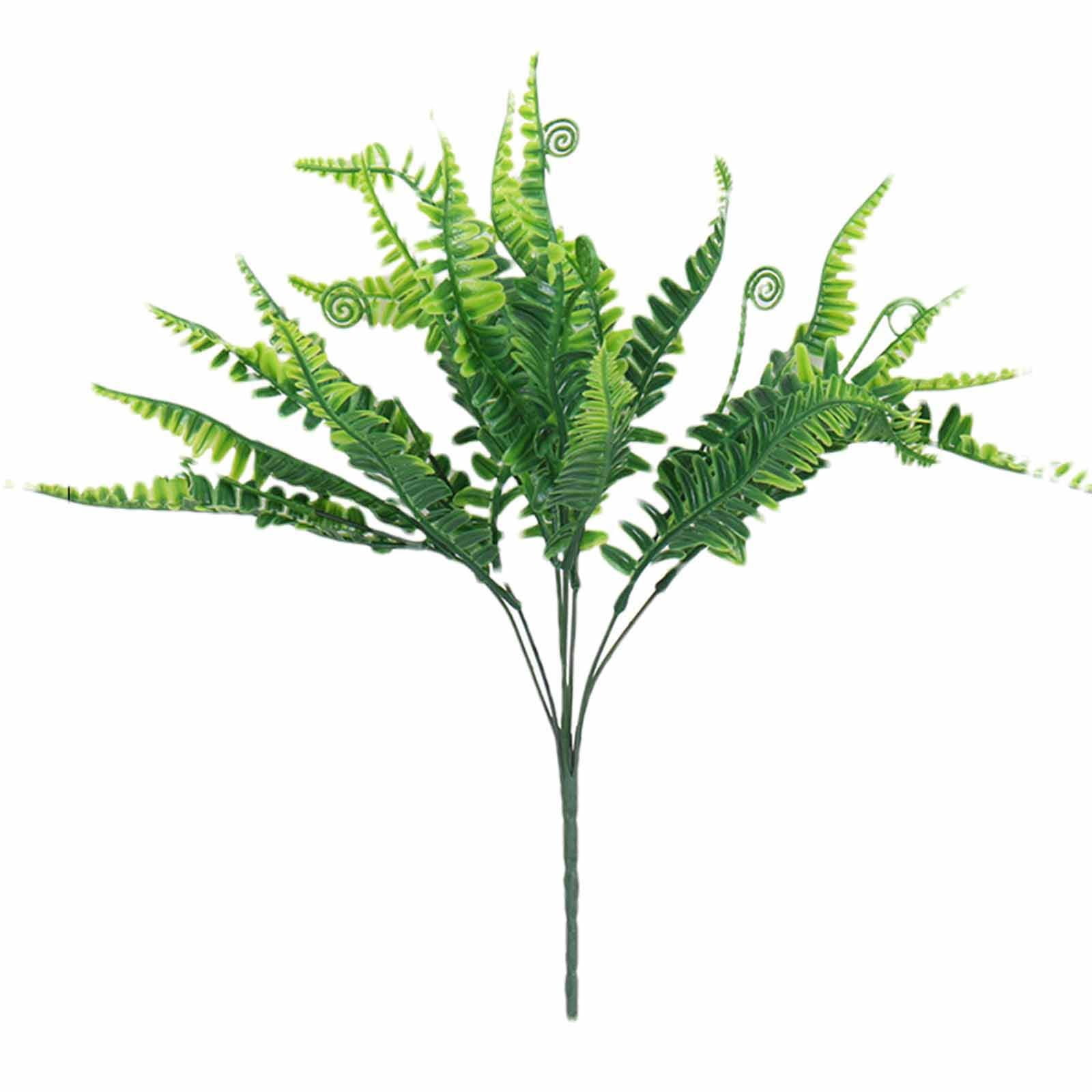 Loyerfyivos Artificial Boston Fern Shrubs Plants, Fake Ferns Plastic ...