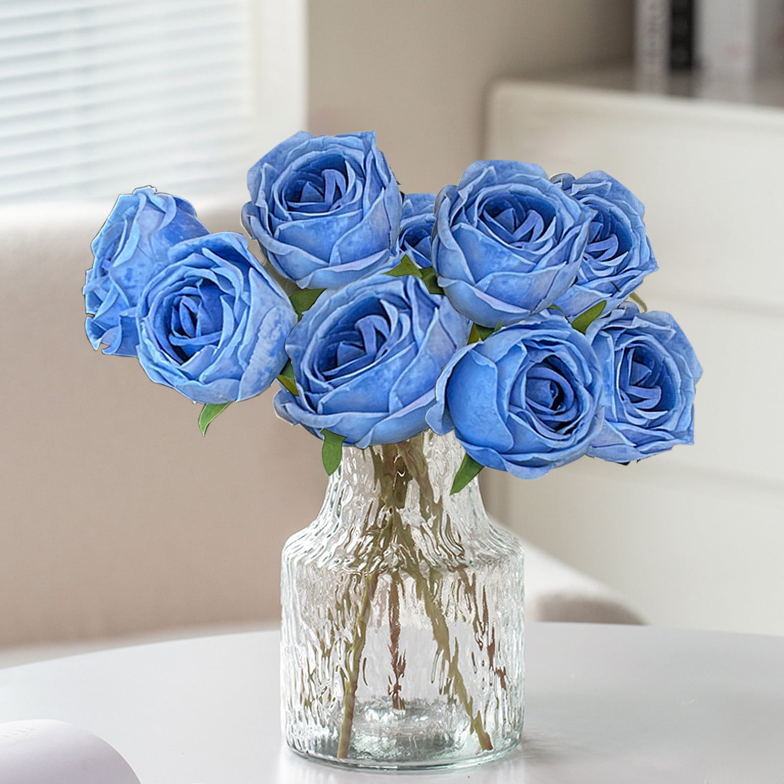 Loyerfyivos Artificial Roses Flowers for Flower Arrangement, 1 Pc Silk ...