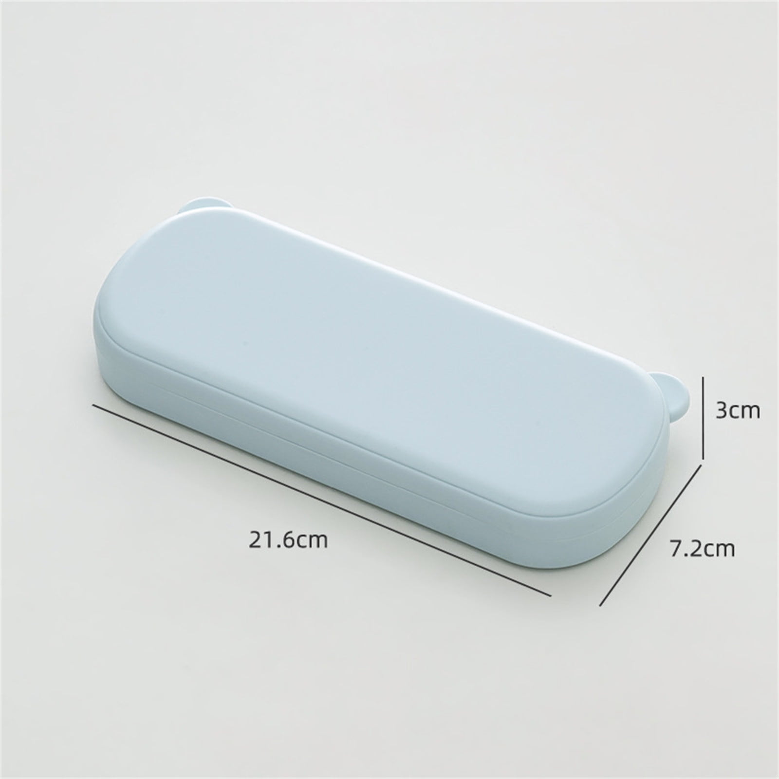 Loyerfyivos Double Deck Pencils Box Clear Plastic Stationery Box ...