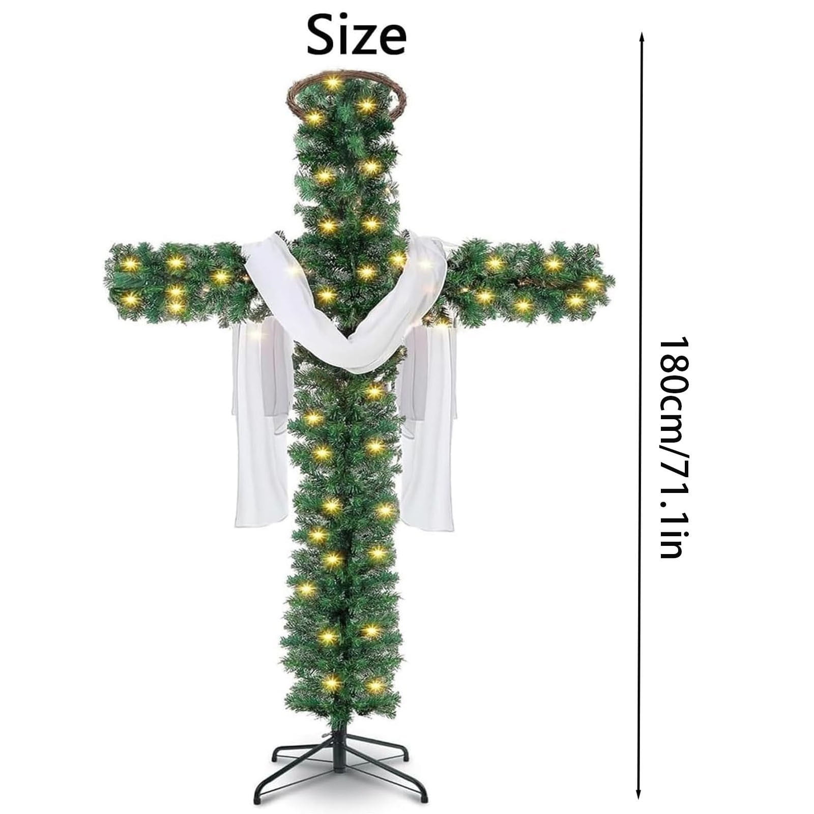 Loyerfyivos Foldable Christmas Tree Foldable Christmas Tree -Lit ...