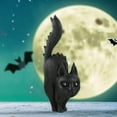 Loyerfyivos Halloween Decorations Black Cat Statues Tabletop Resin ...