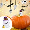 Weloille Mini Luminous Ghost Miniature Figurines Assorted Spooky in ...