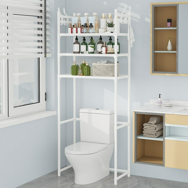 Loyerfyivos Storage Rack Above The Toilet Stainless Steel 3-layer ...