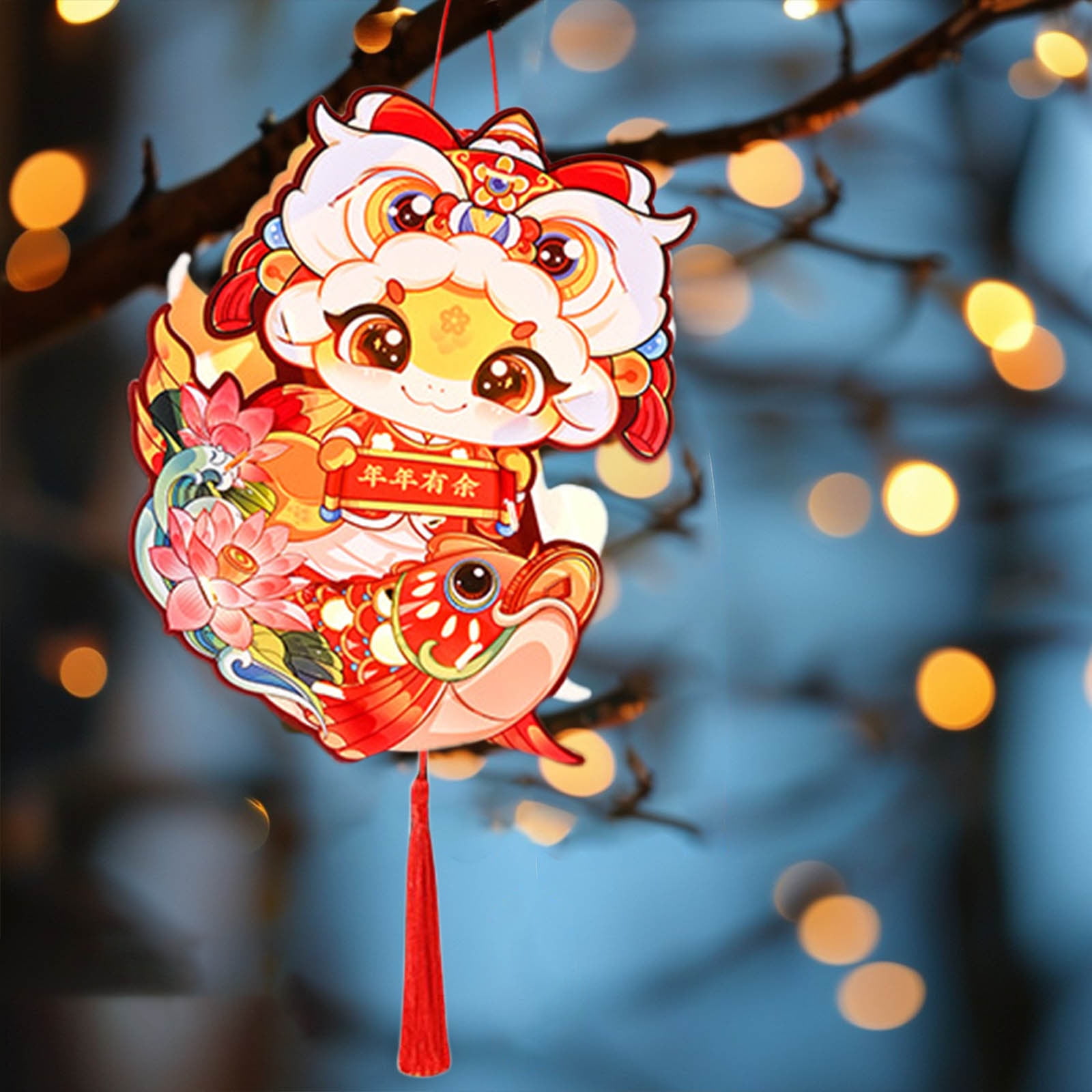 Loyerfyivos The Year Of The Snake 2025 Light Hand Lanterns Spring ...