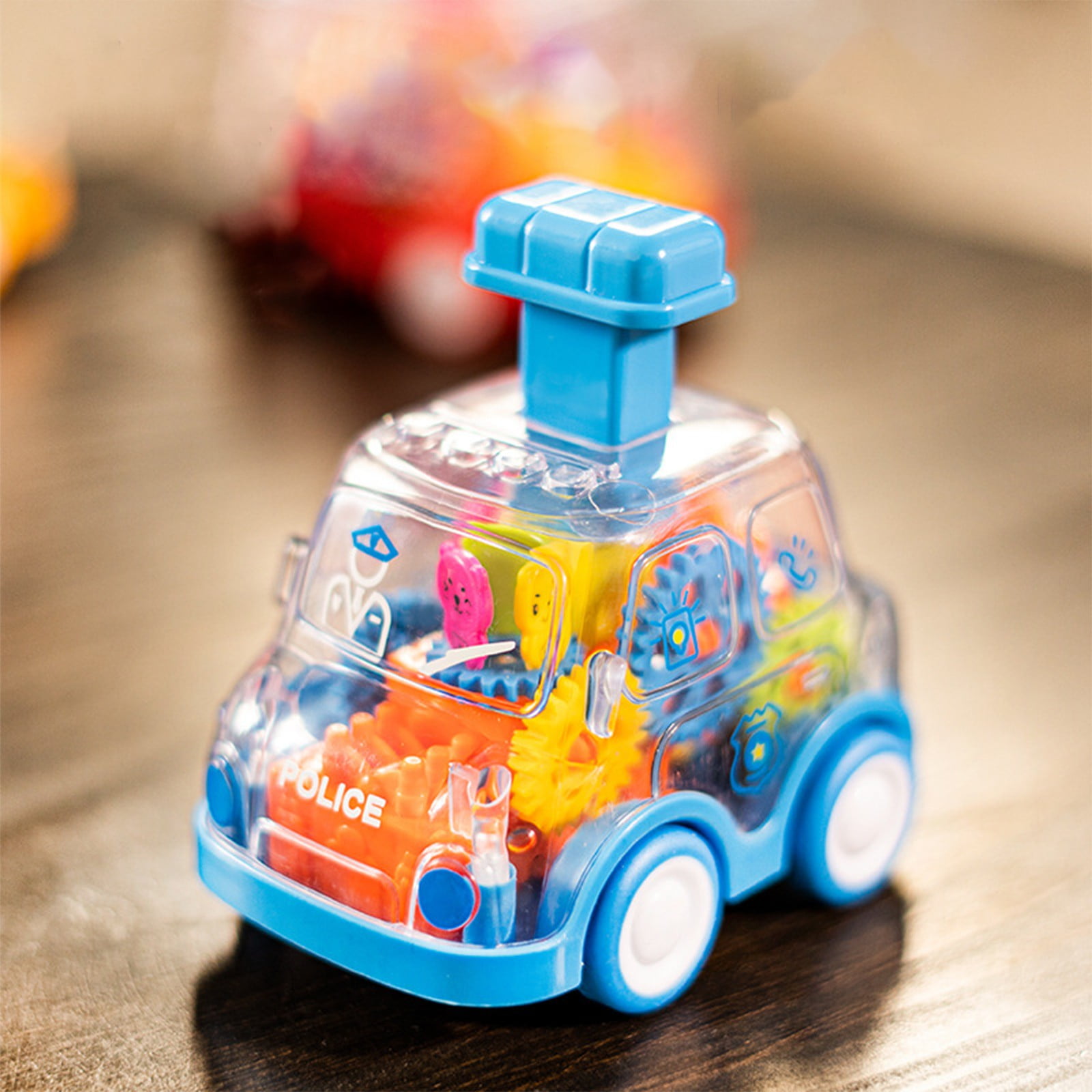 Loyerfyivos Transparent Sensory Car Toy for Kids, 1PC, Toy Car with ...