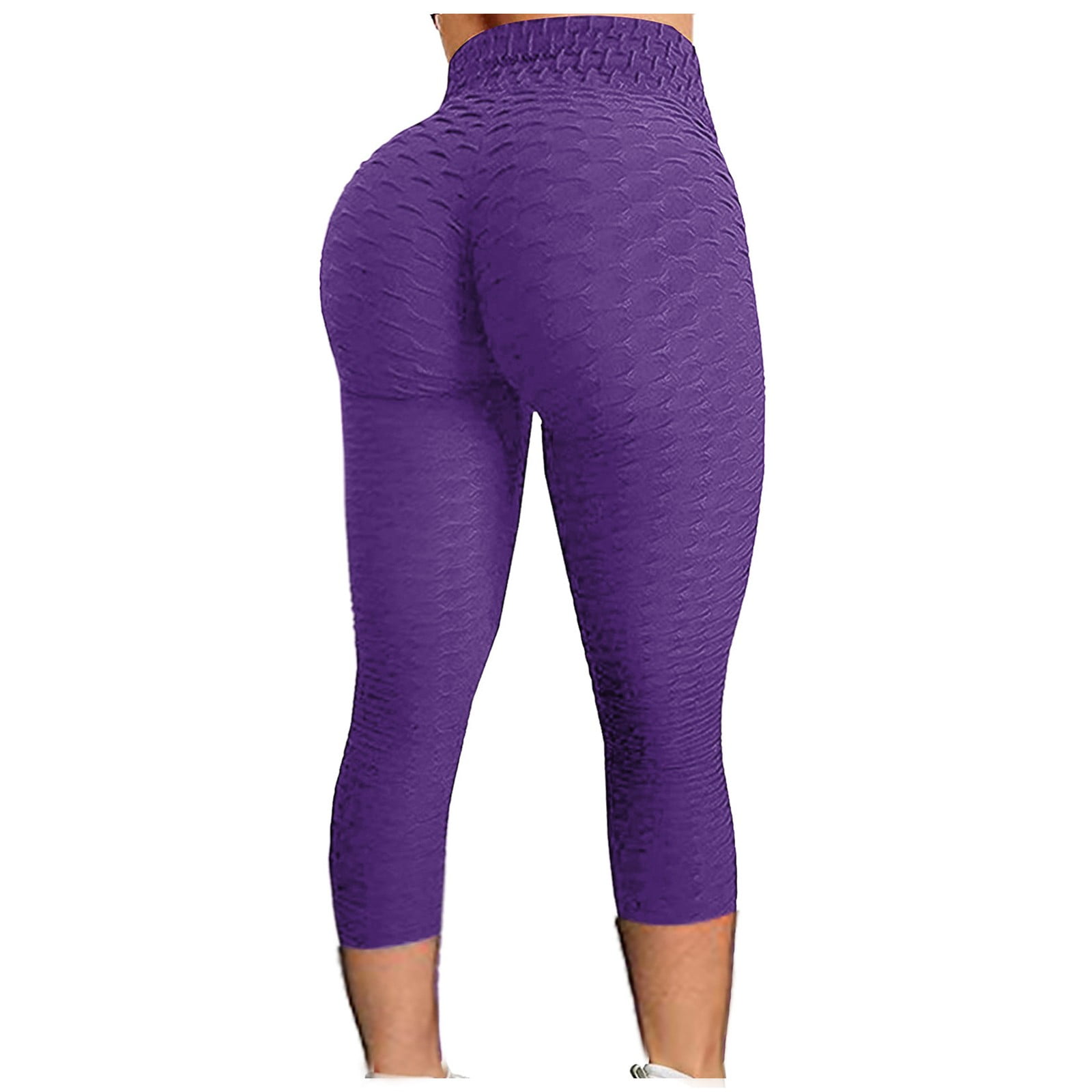 UTTOASFAY Woman Pants Women'S Bubble Hip Lifting Exercise Pants Fitness ...