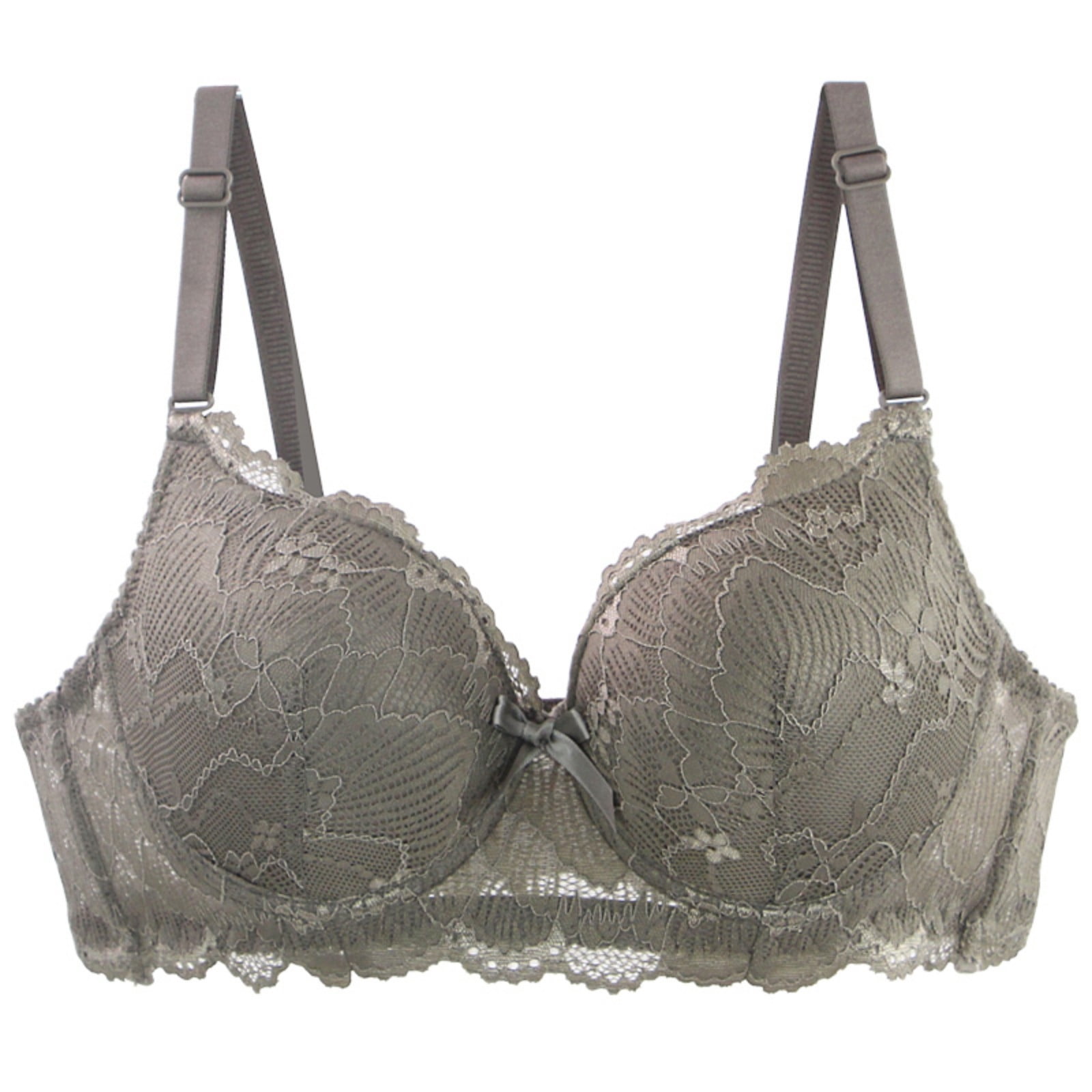 Loyisod Push Up Bras for Women Lace Cleavage Padded Plunge Bra ...