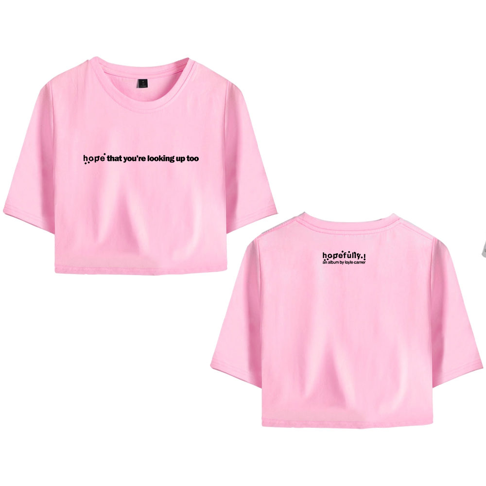 Loyle Carner Merch Hope That You‘re Looking Up Too Crop Top Midriff ...