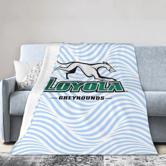 Loyola University Maryland Logo Fleece Blanket, Very Soft Microfiber ...