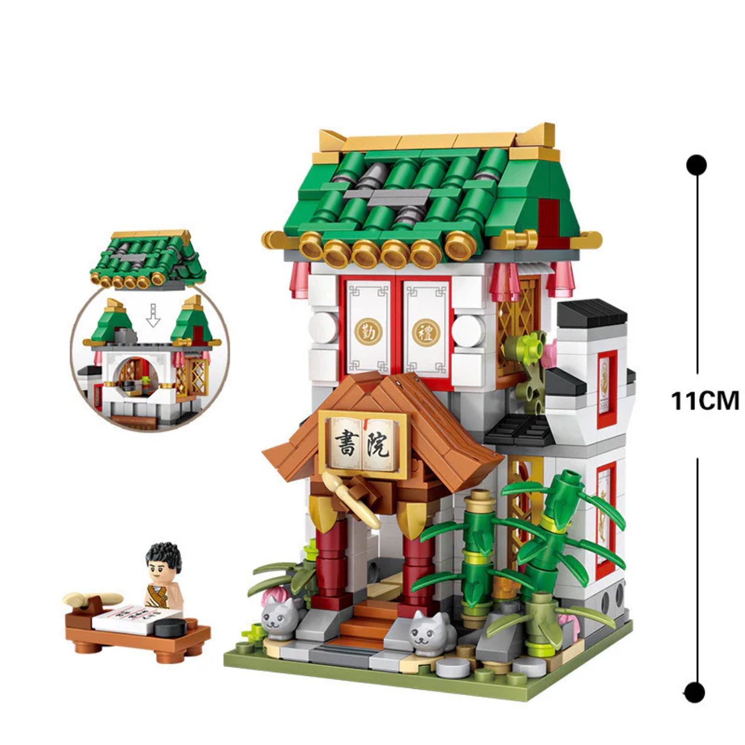 Loz Building Blocks China Street Siheyuan Assembled Building Blocks ...