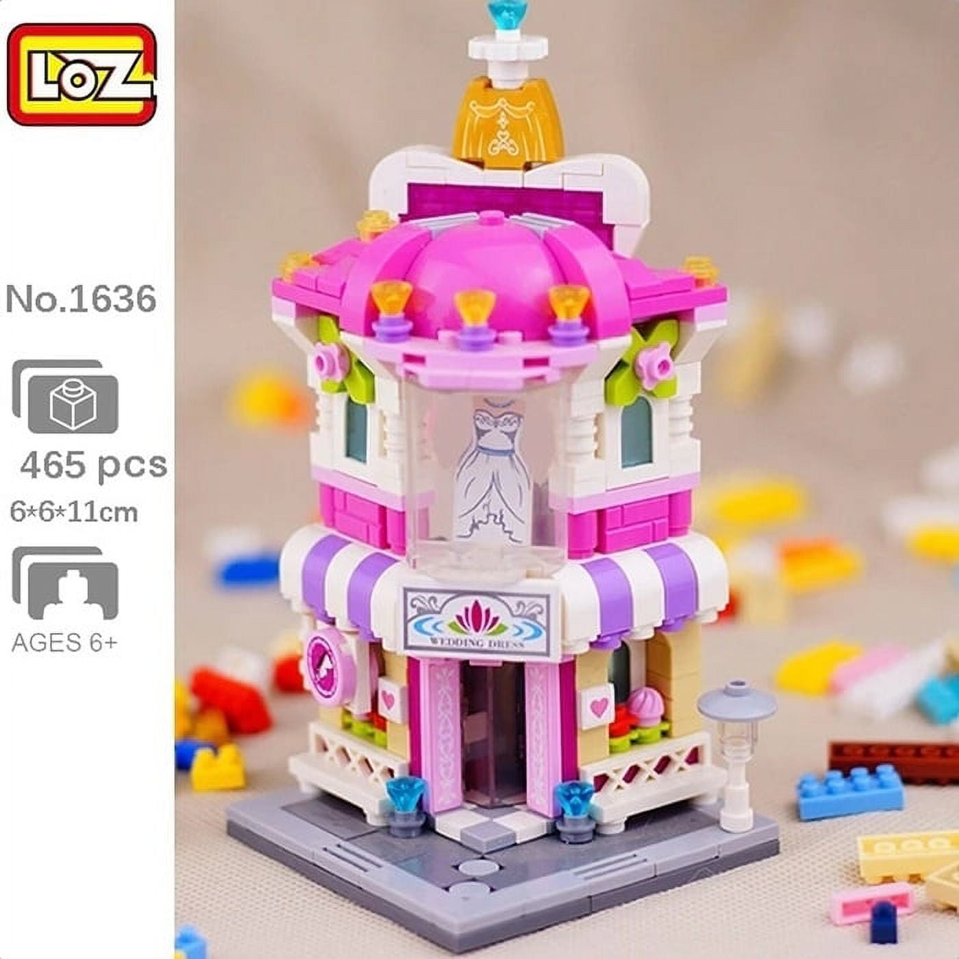 Loz LOZ Mini Blocks - BridaShop Building Bricks Set 19.5x16.5x4.5cm ...