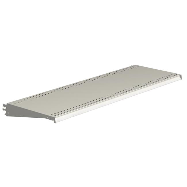 9087248 SHELF DL STYLE 48X13 WHT Lozier 1 in. H X 48 in. W X 13 in. L ...