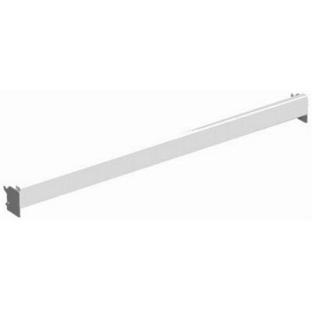 Lozier Store Fixtures DD1191SPB WHT 48 in. Long, Rolled Goods Shelf Bar ...
