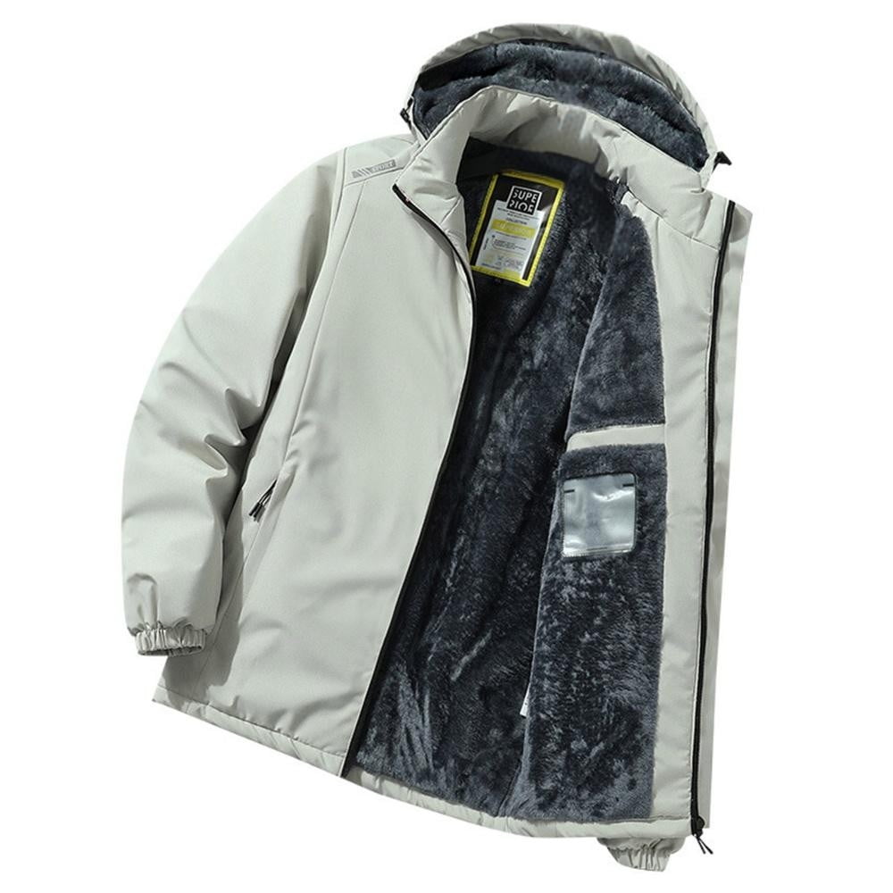 LpwkSSA Men's Winter Skiing Jackets Windproof Water Resistant Fleece ...