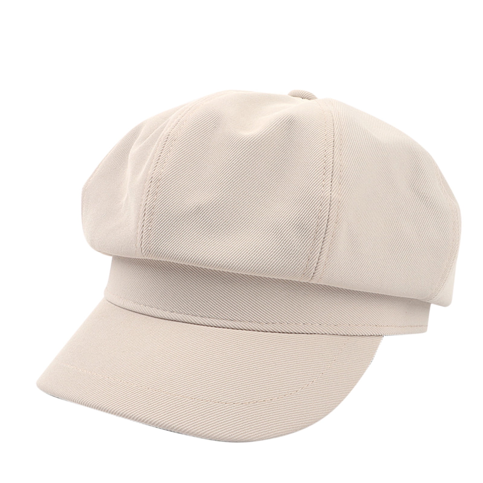 Lroveb Beret Hats for Women Female Casual Solid Caps Hard Edge Visors ...