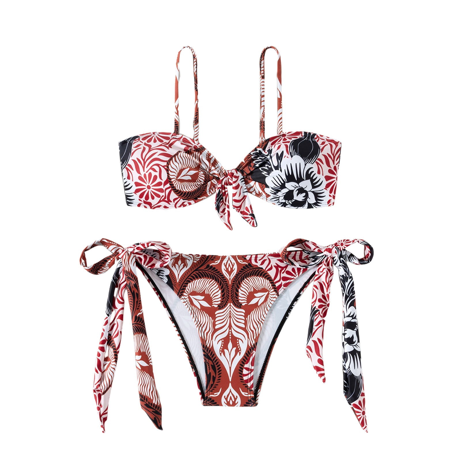 Lroveb Bikini Sets for Women Two Piece Bathing Suit Adjustable 2 ...