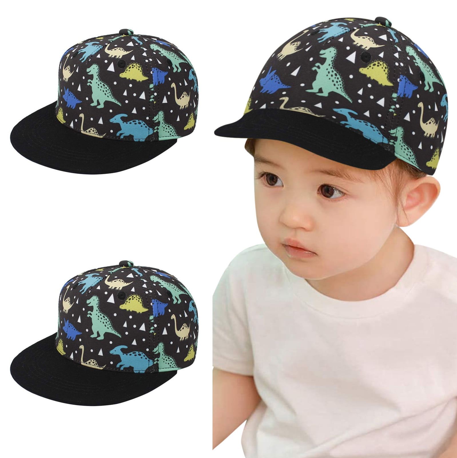 Lroveb Boys Girls Baseball Caps Baby Sunhat Adjustable Trucker Flat ...