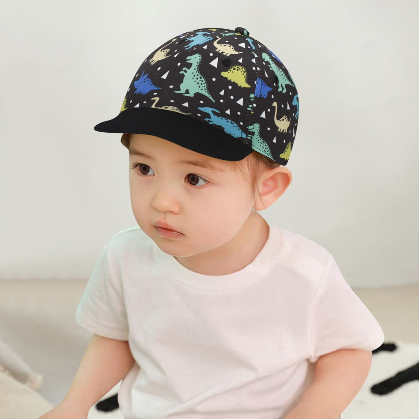 Lroveb Boys Girls Baseball Caps Baby Sunhat Adjustable Trucker Flat ...