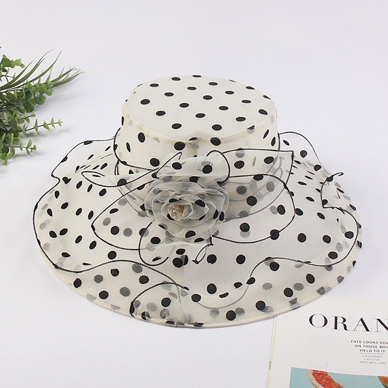 Lroveb Bucket Hats for Women Church Dress Hat Black Fascinators Bridal ...